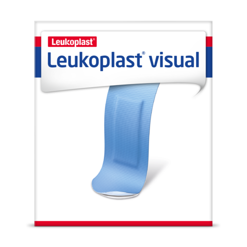 Leukoplast visual – blue sterile adhesive dressings & bandage strips