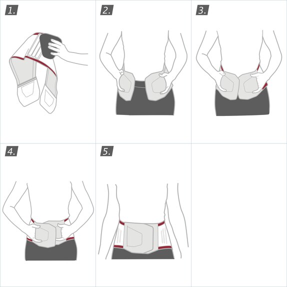 Professional Line LumbaMotion Lady, Back Support with Pressure Pad ...