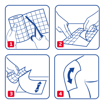 Hypafix – stretchable and flexible wide area fixation