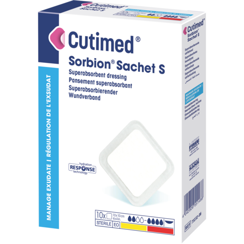 Cutimed Sorbion Sachet S—Superabsorbent Wound Dressing