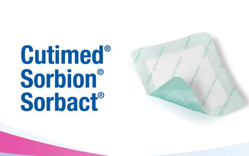 Cutimed Sorbion Sorbact: Superabsorber mit aktiver Keimbindung