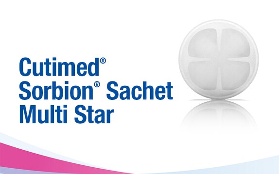 Cutimed® Sorbion® Sachet Multi Star—Superabsorbent Wound Dressing