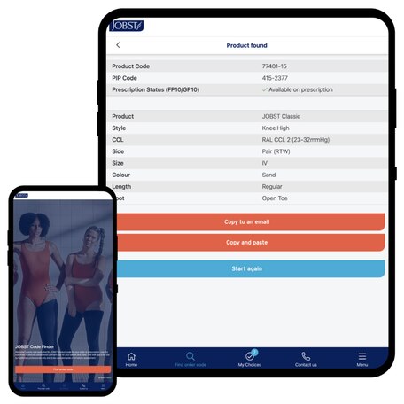 Find order code | JOBST UK