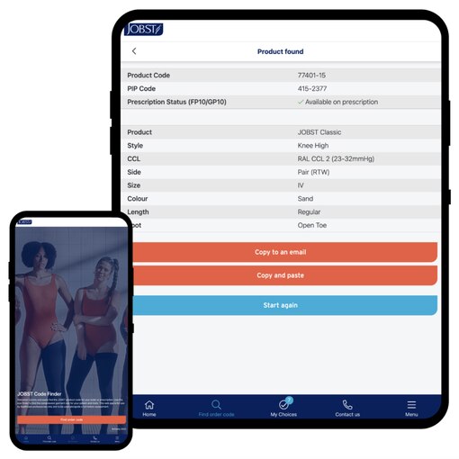 Find order code | JOBST UK