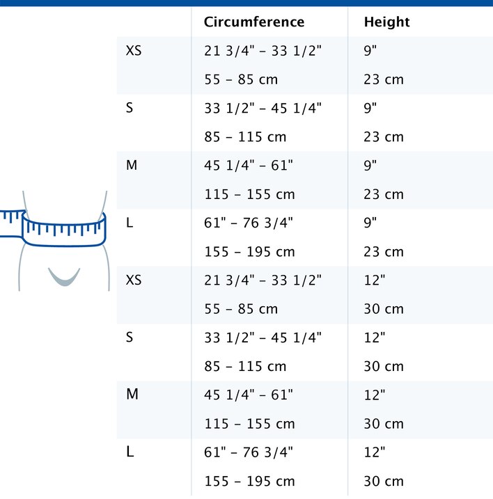 Professional Line Abdominal Binder Comfort, Soft Pad | Actimove
