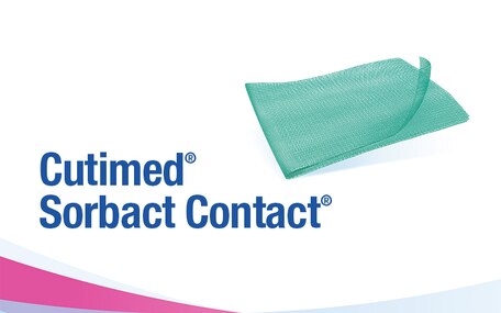 Cutimed Sorbact Contact—bacteria and fungi binding wound dressing
