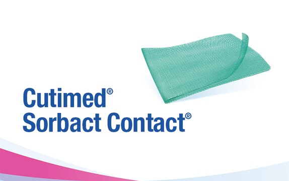 Cutimed Sorbact Swab—bacteria and fungi binding wound dressing