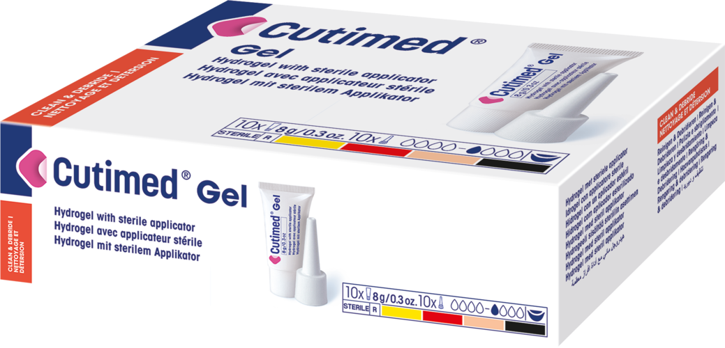 Cutimed Gel – Hydrogel supporting moist wound healing and autolytic ...